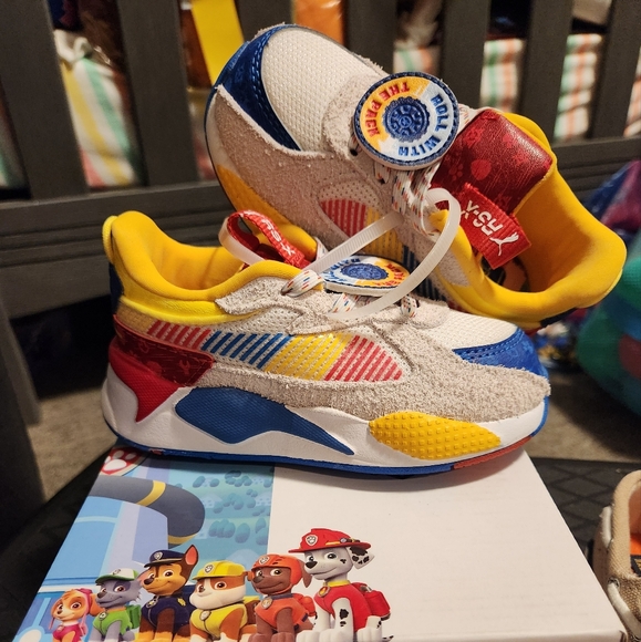Paw Patrol | Shoes | Puma Kids Sneakers With Paw Patrol Design | Poshmark